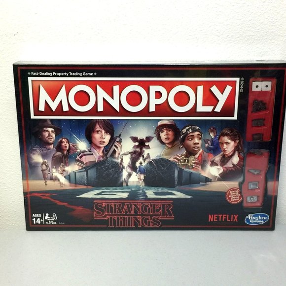 Hasbro | Toys | Stranger Things Monopoly Game Netflix 27 Elven Lucas Dustin Sealed | Poshmark